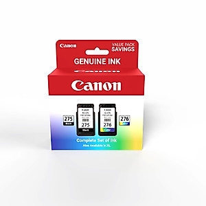 Canon PG-275 XL / CL-276 XL Value Pack, Compatible to PIXMA TS3520, TS3522 and TR4720 Printers