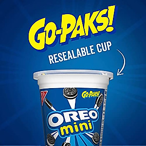 OREO Mini Cookies & CHIPS AHOY! Mini Cookies Go-Cup Cookies Variety Pack, 14 Go-Paks