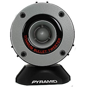 Pyramid TW28 3.75" 600W Super Car Audio Horn Bullet Aluminum Tweeters