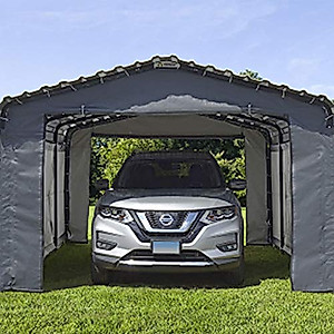 ARROW, Fabric Enclosure Kit for 12 x 20-ft Arrow Carports (Metal carport not included)