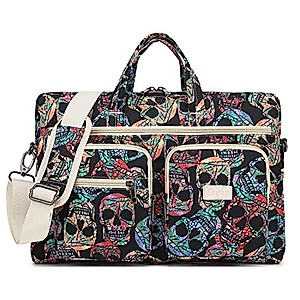 Ezrelia15-15.6 inch Laptop Shoulder Bag, for MacBook Pro 16, Hp Lenovo Dell 14 inch Waterproof Messenger Bag Case Sleeve