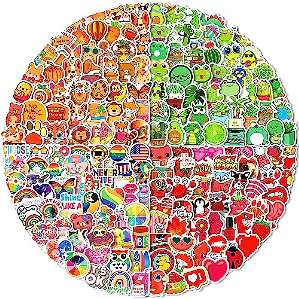1000Pcs Stickers for Kids | Water Bottle Stickers for Kids | Bulk Stickers for Water Bottles Laptop Hydroflask | Waterproof Vinyl Stickers for Teens Kids Girls Adults[No-Duplicate Sticker Pack]