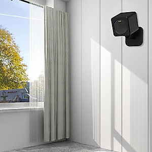 HOLACA Silicone Skin for Wyze Cam OG/OG Telephoto - Come with Quick Wall Mount Bracket - Anti-Scratch Protective Cover - Extra Protect Wyze Camera (Black, 1pack)