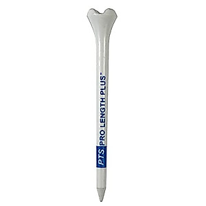 Pride Professional Tee System Plastic Golf Tees, 3-1/4 inch - 30 count (Blue),EV31430 White