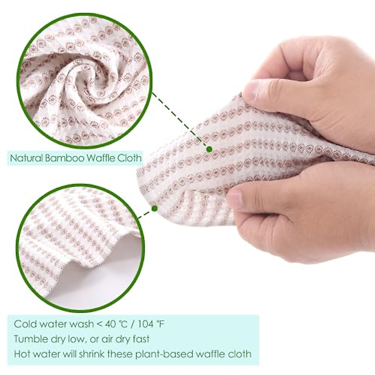 Kitchen Washcloths 8 Pack, 10x14 inch Small Dish Cloth for Washing Dishes, Lint Free Fast Dry Reusable Cleaning Cloth, Ultra Soft & Scratch Free Waffle Dish Rag, Easy to Rinse Multicolor Dishcloths