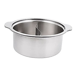 Healeved 1pc Stainless Steel Skewer Pot Rice Cooker Stainless Steel Korean Pots for Cooking Noodle Cooker Korean Shabu Shabu Stainless Steel Sauce Pan with Lid Shabu Hot Pot Non-stick Pot