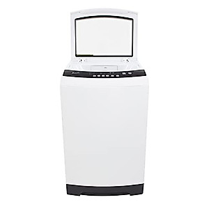 Avanti STW30D0W Portable Washing Machine 3.0 Cu. Ft. Capacity, Top Loading with Hot and Cold Water Inlets, 6 Cycles, Compact for Apartments Dorms and RVs, White