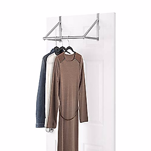 Whitmor Silver Door Closet Rod Metal Epoxy, 1.55 lbs