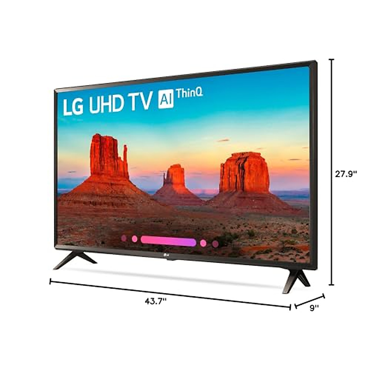 LG Electronics 49UK6300PUE 49-Inch 4K Ultra HD Smart LED TV (2018 Model)