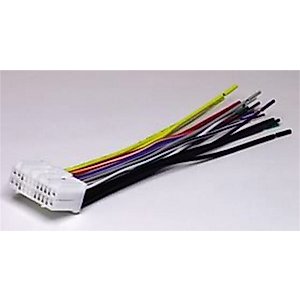 Scosche CR02RB Compatible with 2002-07 Chrysler, Dodge, Jeep, Plymouth Power/Speaker Connector / Wire Harness for Re-installing the Factory Stereo with Color Coded Wires