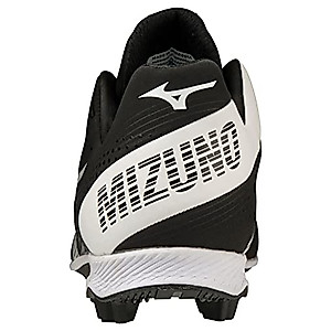 Mizuno Women's Wave Finch Lightrevo Softball Shoe, Black-White, 8