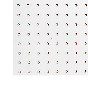 Apexare 100 Spools Sewing Thread Holder, Wall Mounted, Sewing Thread Peg Board, Pegboard Wall Organizer, Spool Holder Organizer, with 25 Wooden Sticks White 300x300mm