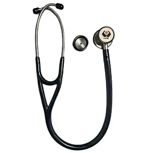Lanescope Convertible Cardiology Stethoscope by Lane Instrument, Multiple Colors Available (Black)