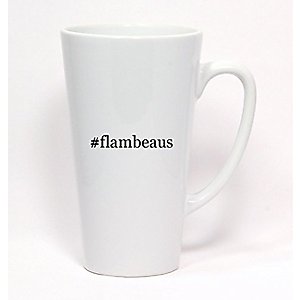 #flambeaus - Hashtag Ceramic Latte Mug 17oz