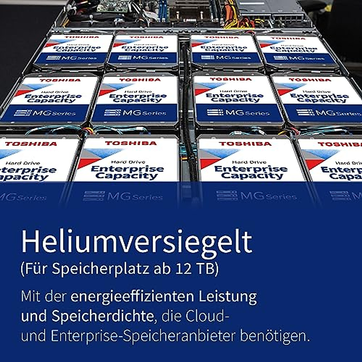 Toshiba 6TB Enterprise SATA Hard Drive - 7200 RPM, 128MB Cache, 6 Gb/s Transfer Rate for Business and Personal Use