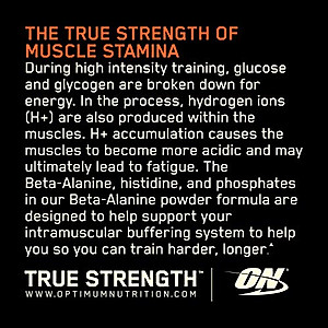 Optimum Nutrition Beta-Alanine, Unflavored, 7.15 Ounce,Powder