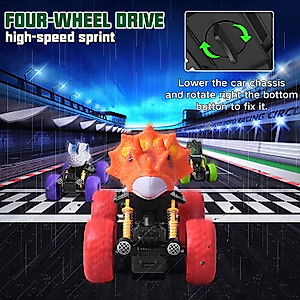 FFTROC Dinosaur Toys for Kids 3-5 Pull Back Cars - Toys for 3 4 5 Year Old Boys Toys Gifts for 3 4 5 Year Old Boy Toys Age 3 4 5 Kids Toys for Boys Birthday Gifts