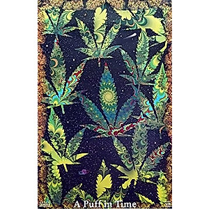 HommomH 60" x 80" Blanket Throw Comfort Warmth Soft Plush Throw for Couch A Puff in Time Weed Ganja Marijuana