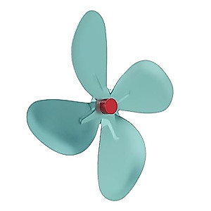 Stove Fan 4 Blades, Lightweight Energy Saving Fast Heat Dissipation Wood Stove Fan Blade Aluminum Alloy for Home Warm Air Circulation