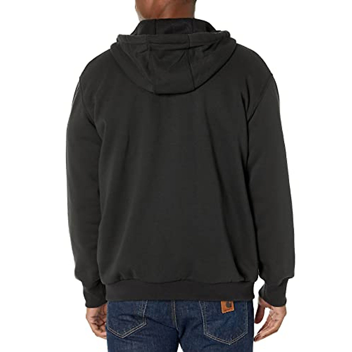 Carhartt Men's Rain Defender Loose Fit Midweight Thermal-Lined Full-Zip Sweatshirt, Black, X-Large