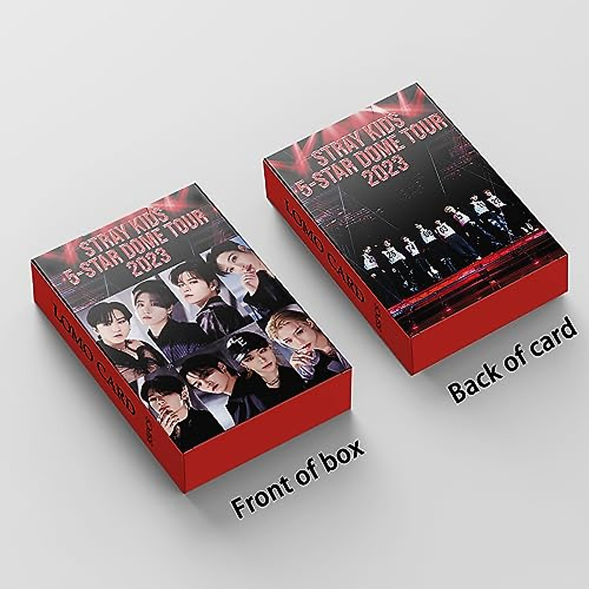 PYAJUU Stray kids Photocards Skz 2023 Photocards 55pcs Kpop Stray kids 5-star Dome Tour 2023 Lomo Cards Stray kids Merch Gift for Fans Daughter