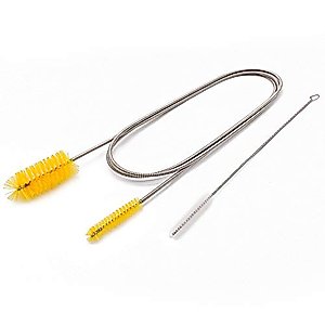 DunGu Flexible Filter Brush Set 63inch Long for Home Fish Tank Drain Pipes Tube Cleaning Air Gap Snake Hair Remover