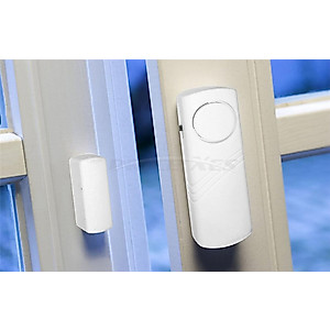 Home Security Alarm System DIY Kit - Magnetic Sensor - Guardian Protector - Window Glass Vibration Security Burglar Alarm for Homes, Cars, Sheds, Caravans, Motorhomes - Price Xes (Set of 10)