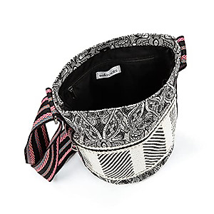 Sakroots womens Catalina Canvas Bucket, Black & White Soulful Desert, One Size US