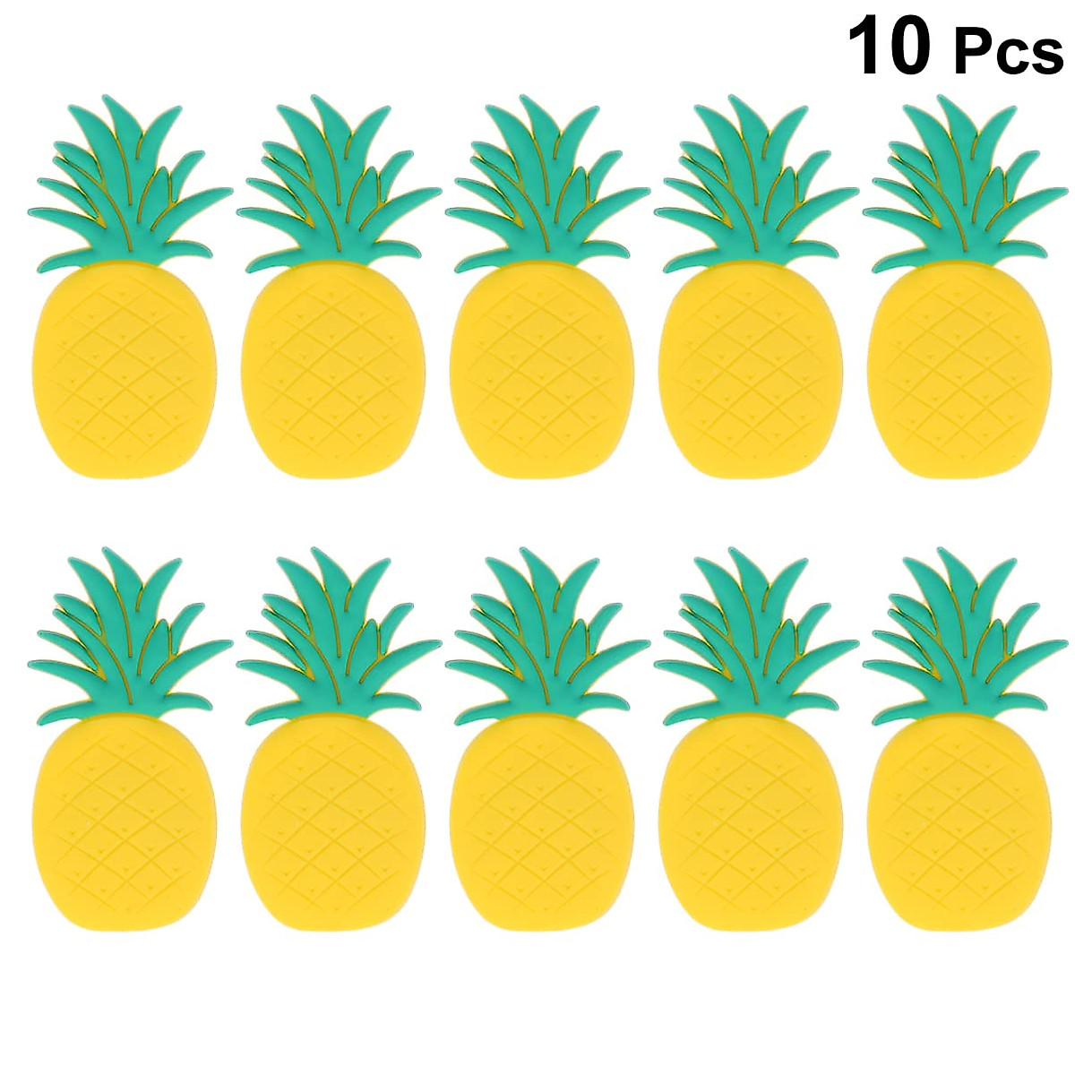 Garneck Refrigerator Magnets 10pcs Fridge Magnets Fruit Refrigerator Magnet Sticker Office Magnet Fruit Fridge Magnet (Pineapple) Cute Fridge Magnets