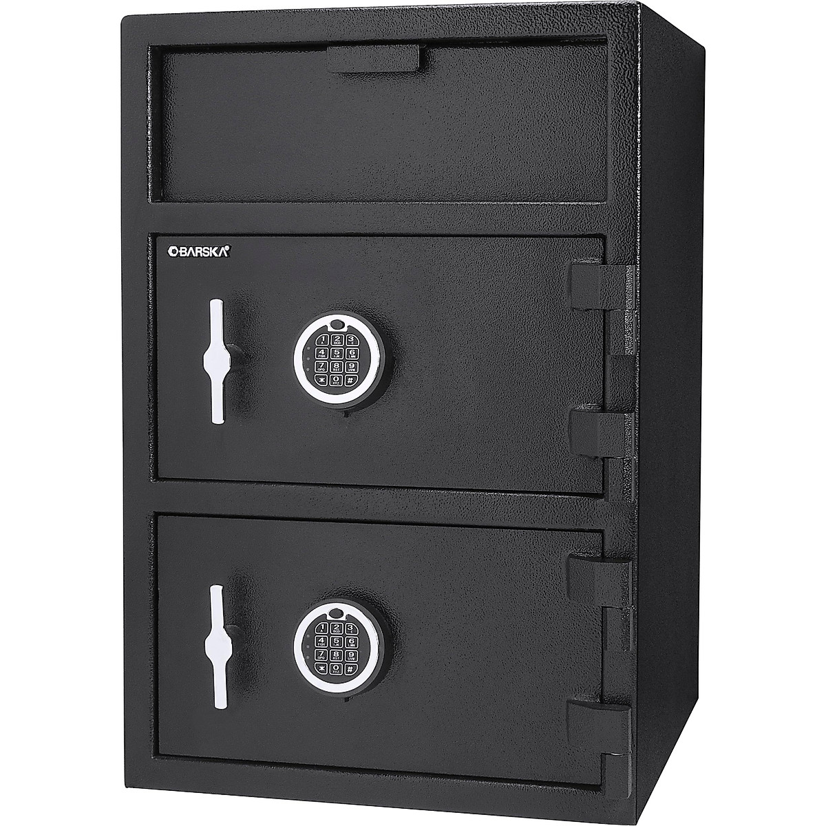 Barska AX13312 Digital Keypad Two Lock Depository Drop Safe 1.6/2 Cubic Ft for Money, Cash & Mail