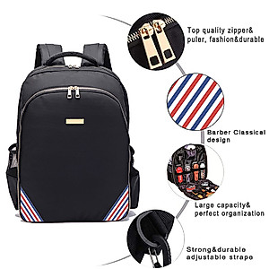 Large Bag Backpack for Barbers Clipper and Supplies Man Bookbag for Hairstylist