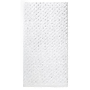 COTTON CRAFT Euro Café Set of 12 Waffle Weave Pure Cotton Super Absorbent Multipurpose Kitchen Towels, Dishcloths, Tea Towels White