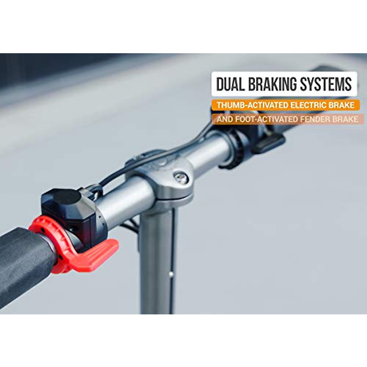 Razor E Prime Adult Electric Scooter - Up to 15 mph, 8" Airless Flat-free Tires, Rear Wheel Drive, 250W Brushless Hub Motor, Lightweight Aluminum Frame, Anti-Rattle System, Foldable