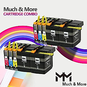 MM MUCH&MORE Ink Cartridge Replacement for Brother LC109 XXL LC-109 LC109XXL LC105 XXL LC105 to use for MFC-J6520DW MFC-J6720DW MFC-J6920DW Printer (4 Black + 2 Cyan + 2 Magenta + 2 Yellow) 10-Pack