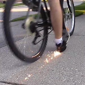 DEVOKE Skateboard Accessories Bike Adjustable Shoe Boot Cover Pad Cycling Friction Spark Tool Pad Bicycle Flintstone Pad