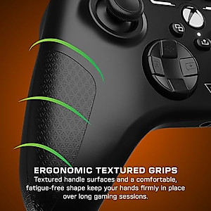 Turtle Beach REACT-R Controller Wired Game Controller – Xbox Series X, Xbox Series S, Xbox One & Windows – Audio Controls, Mappable Buttons, Textured Grips – Black