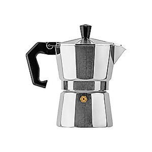 Mixpresso Aluminum Moka Stove Coffee Maker, Moka Pot Coffee Maker for Gas, Electric Stove Top, Classic Italian Coffee Maker, Espresso Maker Stovetop, Camping Pot 3 Espresso Cup 5 Oz
