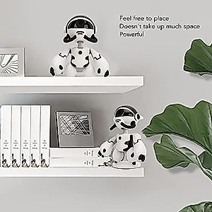 Robot Cameras for Home Security, 1080P Pan Tilt Camera with Phone App, Night Vision, Motion Detection, Auto Tracking, 24 Hour Security Guard, Large Capacity Battery, Powerful Lens