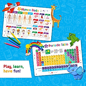 10 Kids Placemats: 2 Packs of 5 Simply Magic Placemats for Kids