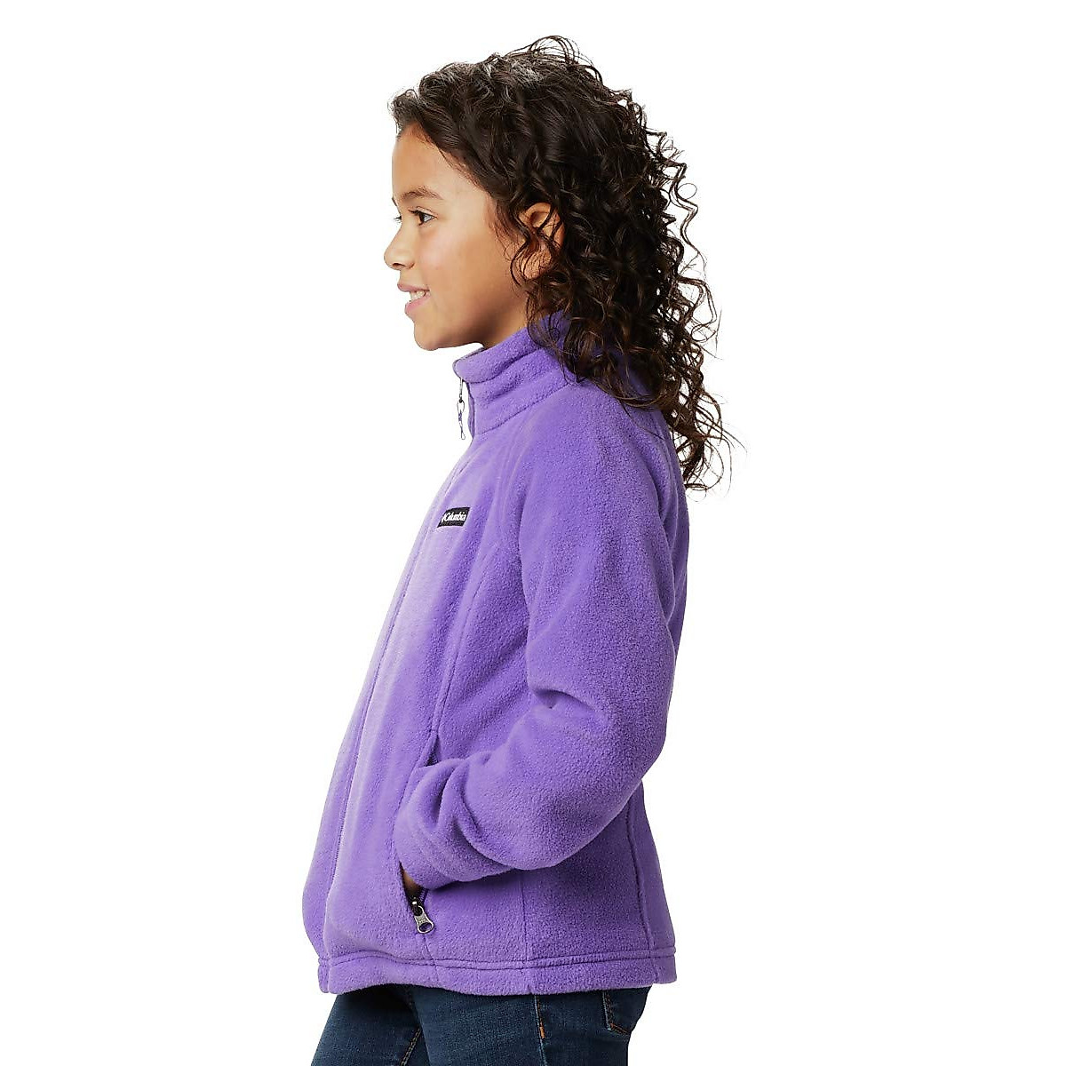 Columbia Baby Girls Benton Springs Fleece Jacket, Grape Gum, X-Small