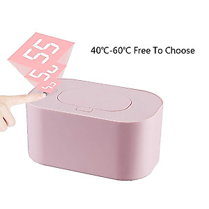 NEWCOMDIGI Wipe Warmer Baby Wet Can be Used in Vehicle and Home, Baby Wipe Warmer with Precise Temperature Control, New Upgrade Faster Heating, Baby Must Have Items Baby Stuff