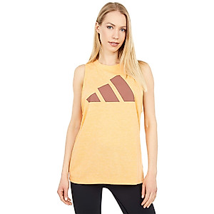 adidas womens Win 2.0 Tank Hazy Orange Melange X-Small