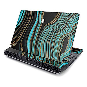 MightySkins Skin Compatible with Alienware Area-51M 17" (2019) - Blue Canyon | Protective, Durable, and Unique Vinyl Decal wrap Cover | Easy to Apply, Remove, and Change Styles | Made in The USA