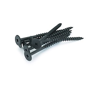 Fastcap Powerhead Cabinet Installation Screws Black 3" 50-Piece