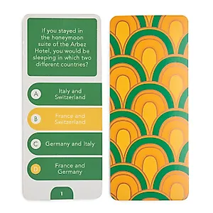 Yellow Cab Games Skyline Collection Trivia - World Travel Trivia, 140 Question Cards - Game Night Entertainment for Families & Friends, 2+ Players