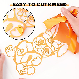 CAREGY Heat Transfer Vinyl White Iron on Vinyl-12"x 45Ft HTV Vinyl Roll Easy to Cut & Weed for Heat Vinyl Design