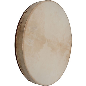 DOBANI Pretuned Goatskin Head Red Cedar Wood Frame Drum w/Beater 18"x2"