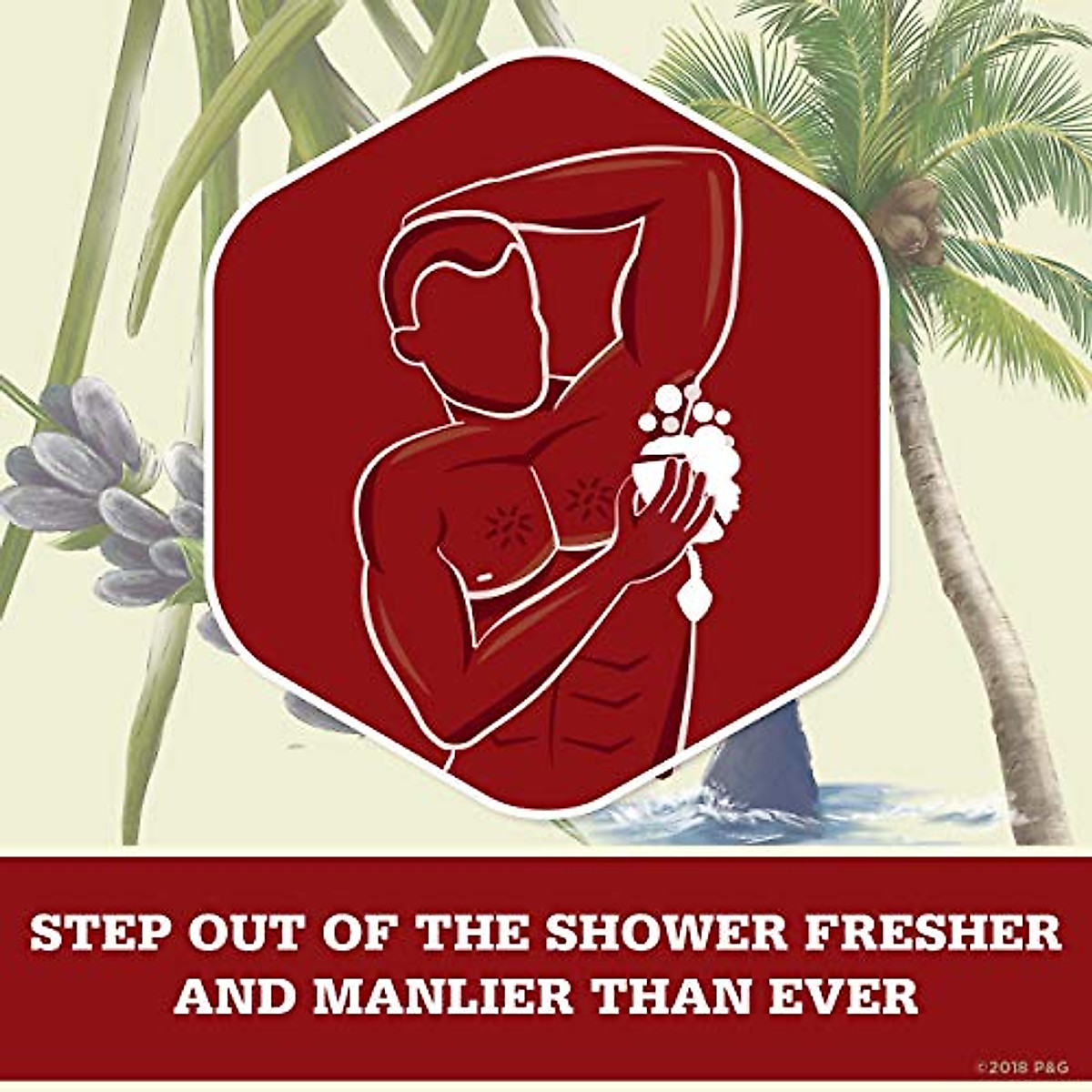 Old Spice Body Wash for Men, Fresher Fiji Scent, Fresher Collection, 16 Fluid Ounce (Pack of 4)