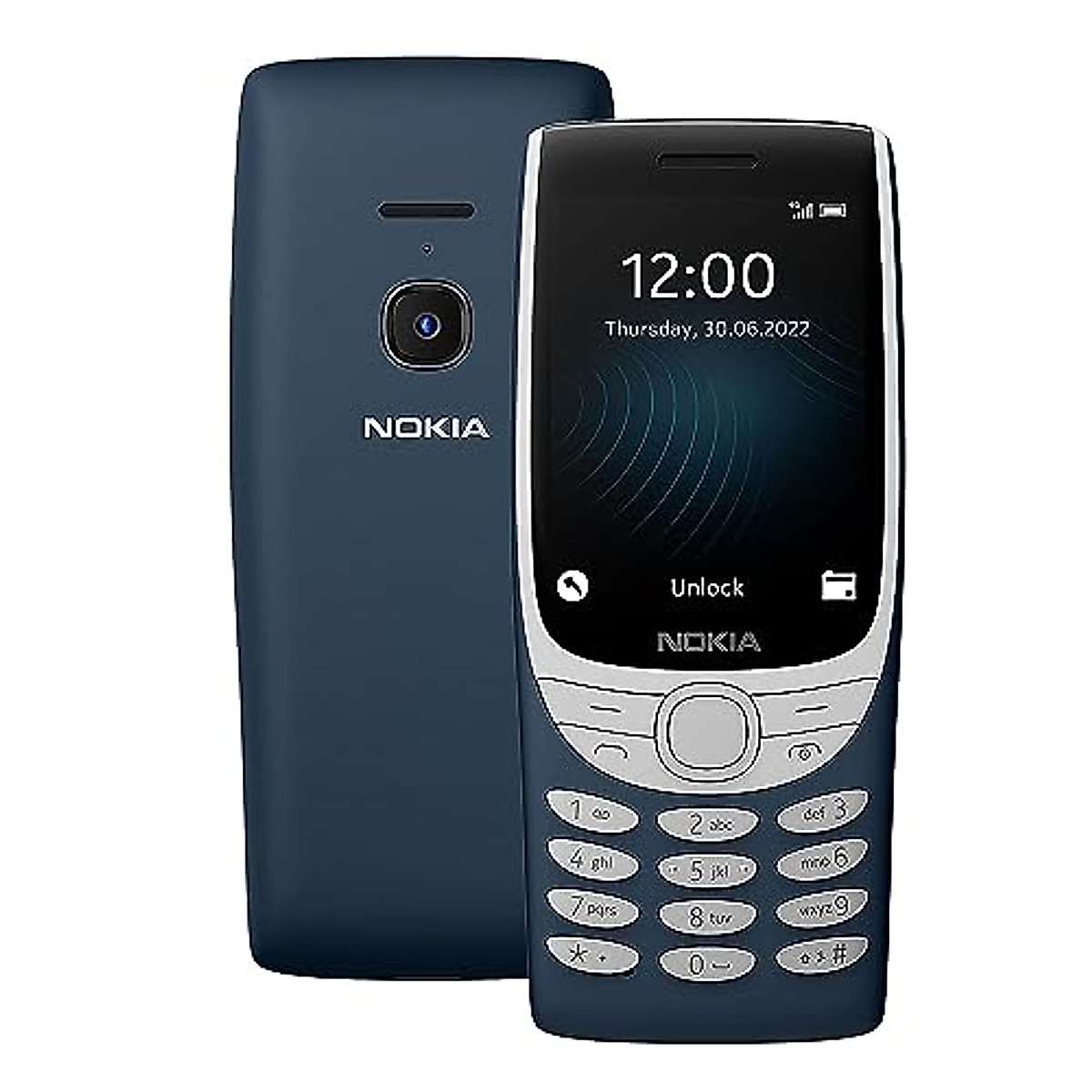 Nokia 8210 4G Dual-SIM 128MB ROM + 48MB RAM (GSM Only | No CDMA) Factory Unlocked 4G/LTE Smartphone (Dark Black) - International Version