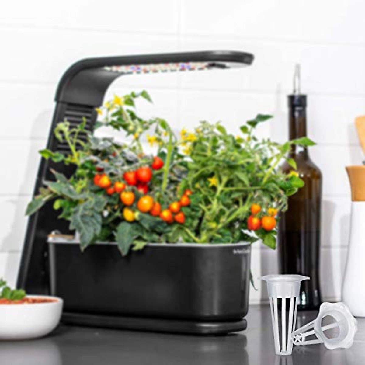 100 Pieces Grow Basket Plant Replacement Basket Plant Pod for Grow Sponges and Domes, Plant Growing Containers for Hydroponic Growing System